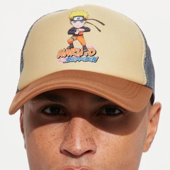 Fashion Nova | Accessories | Naruto Trucker Hat Tan One Sizenew | Poshmark
